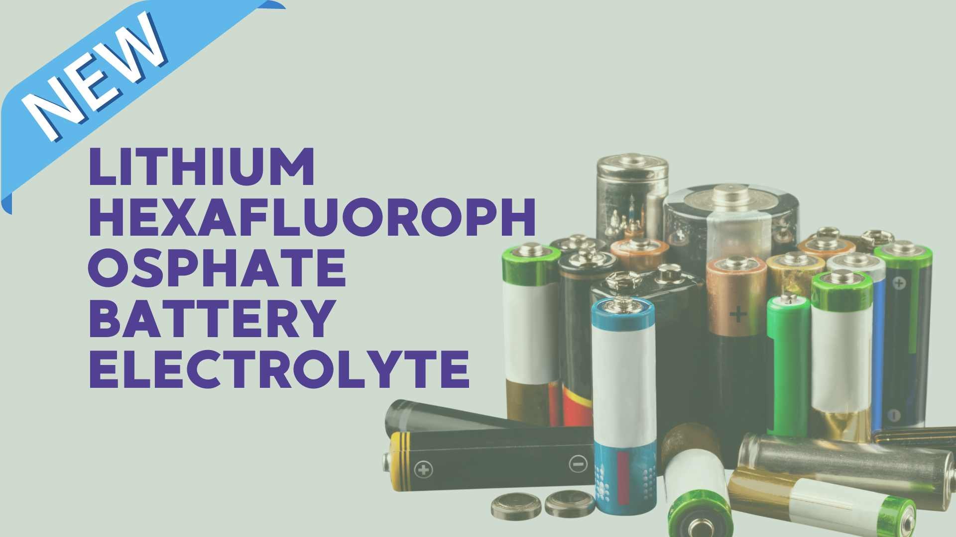 Lithium Hexafluorophosphate: Battery Electrolyte Viscosity App Note