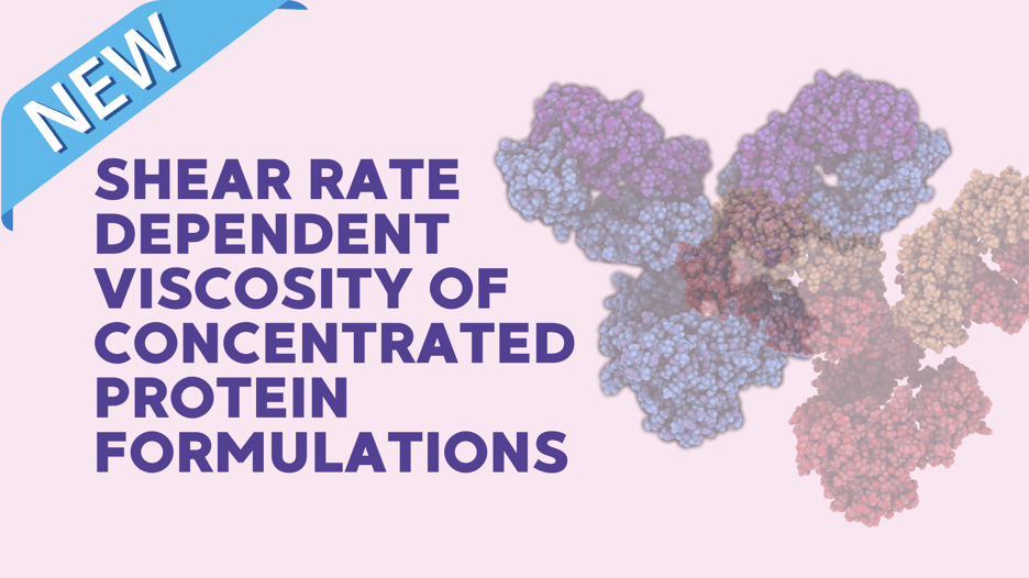 Shear Rate Dependent Viscosity Concentrated Protein Formulation